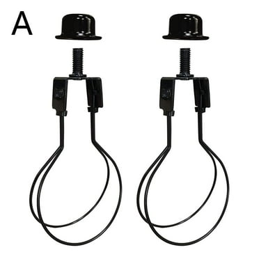 Creative Hobbies 2 Pack -Lamp Shade Light Bulb Clip Adapter Clip on ...