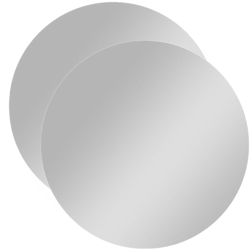 2 Pack Round Locker Mirror, 5.9'' Shatterproof Acrylic Mirror, Magnetic ...
