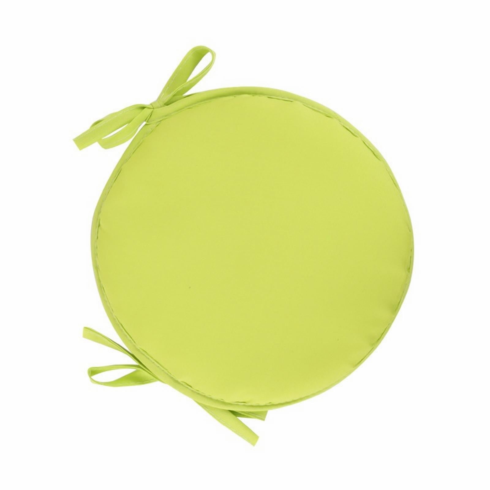 2-Pack Round Seat Cushions, Sponge Fill Chair Pads for Outdoor Patio ...