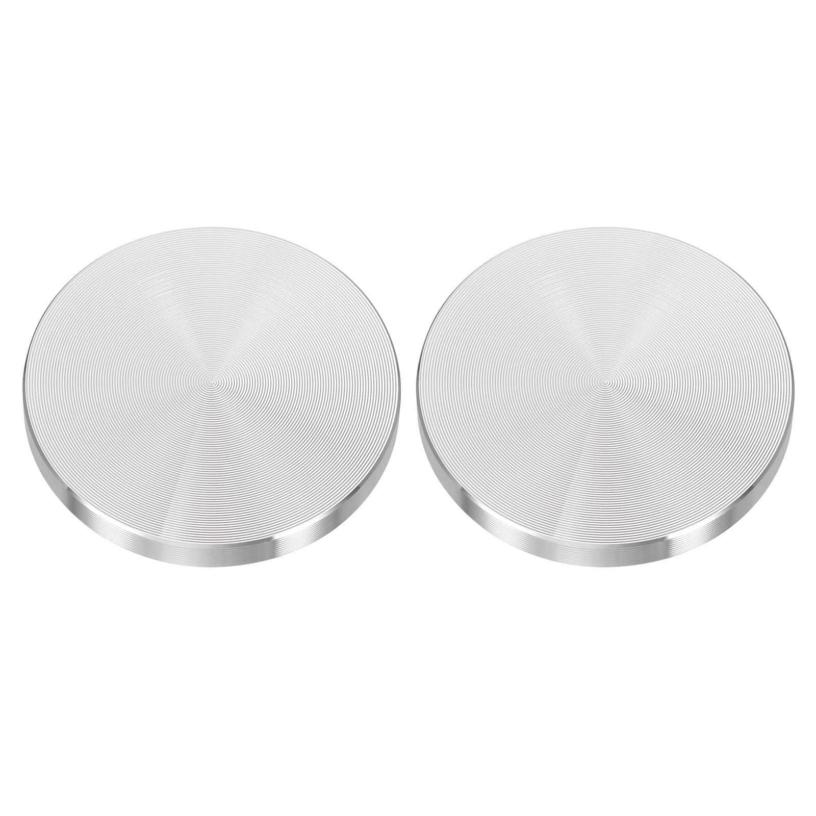 2 Pack Round Shape Aluminum Disc, M8 Thread 50mm Diameter Aluminum ...