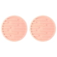 2 Pack Round Silicone Drink Coaster, 3.9 Inch Heat Resistant Non-Slip ...