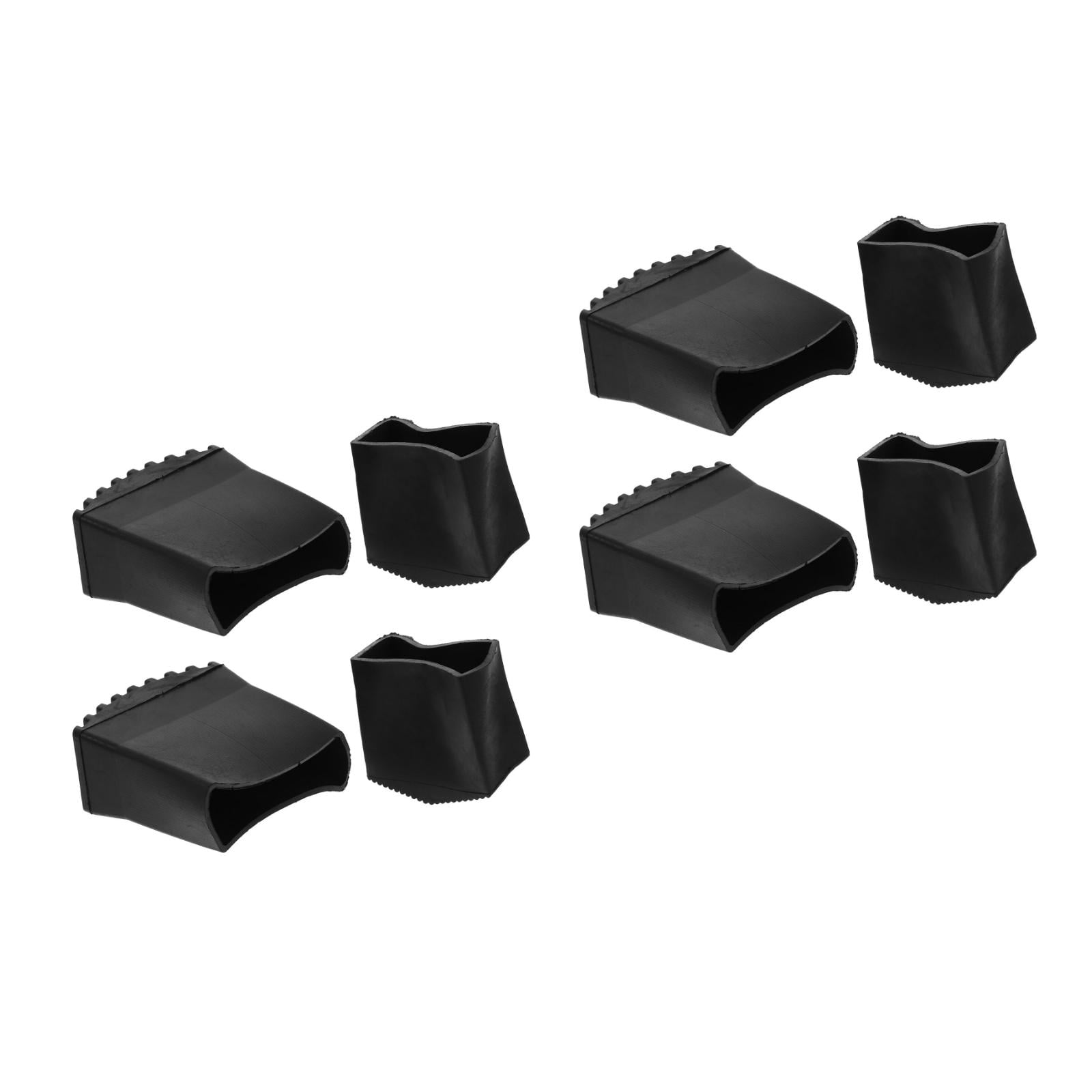 2 Pack Rubber Ladder Pads Foot Fittings Adjustable Step Black - Walmart.com