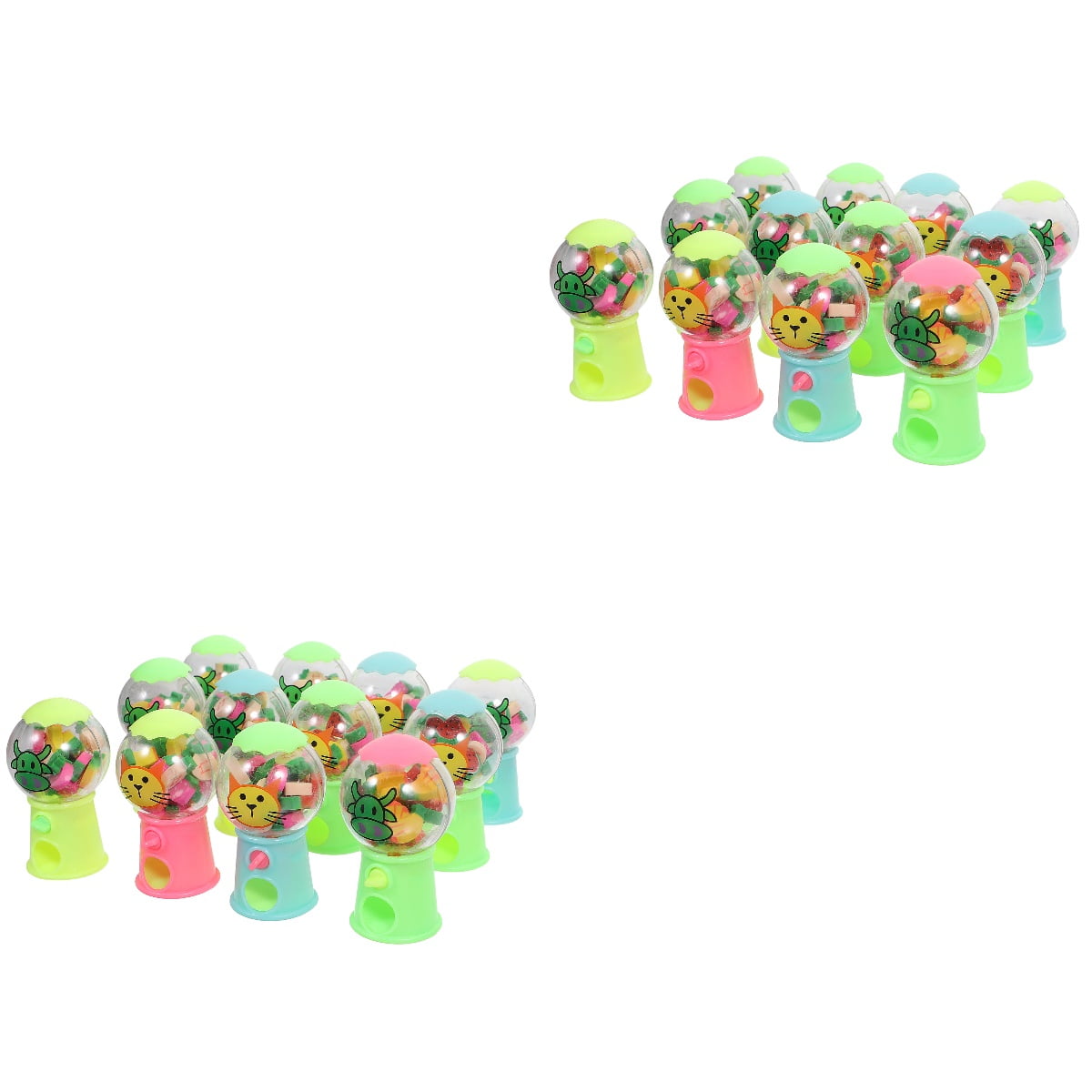 2 Pack Rubers in Gumball Machine Small Rubber Eraser - Walmart.com