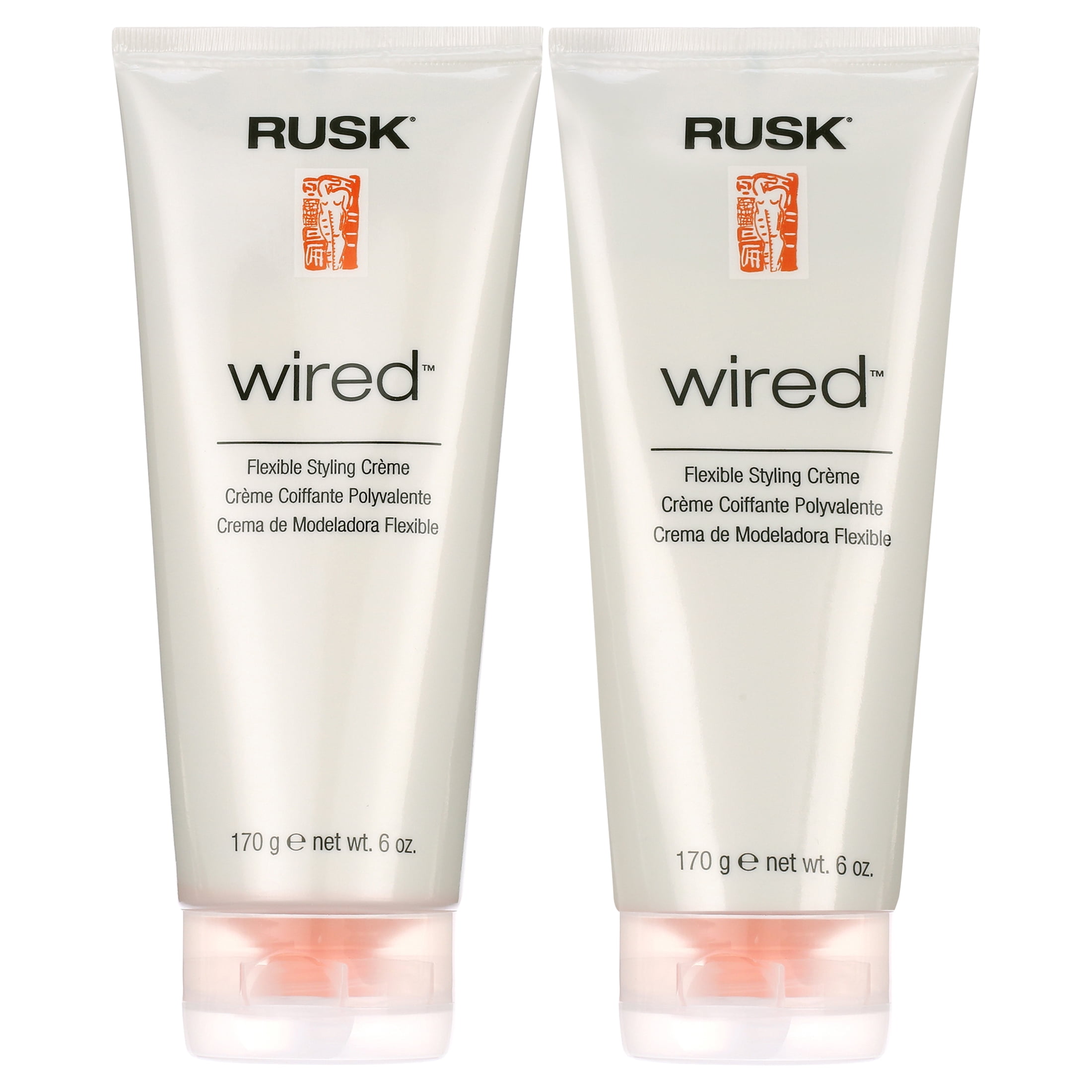 Rusk Wired Flexible Styling Cream for Hair Straightening, 6 oz - Pack ...