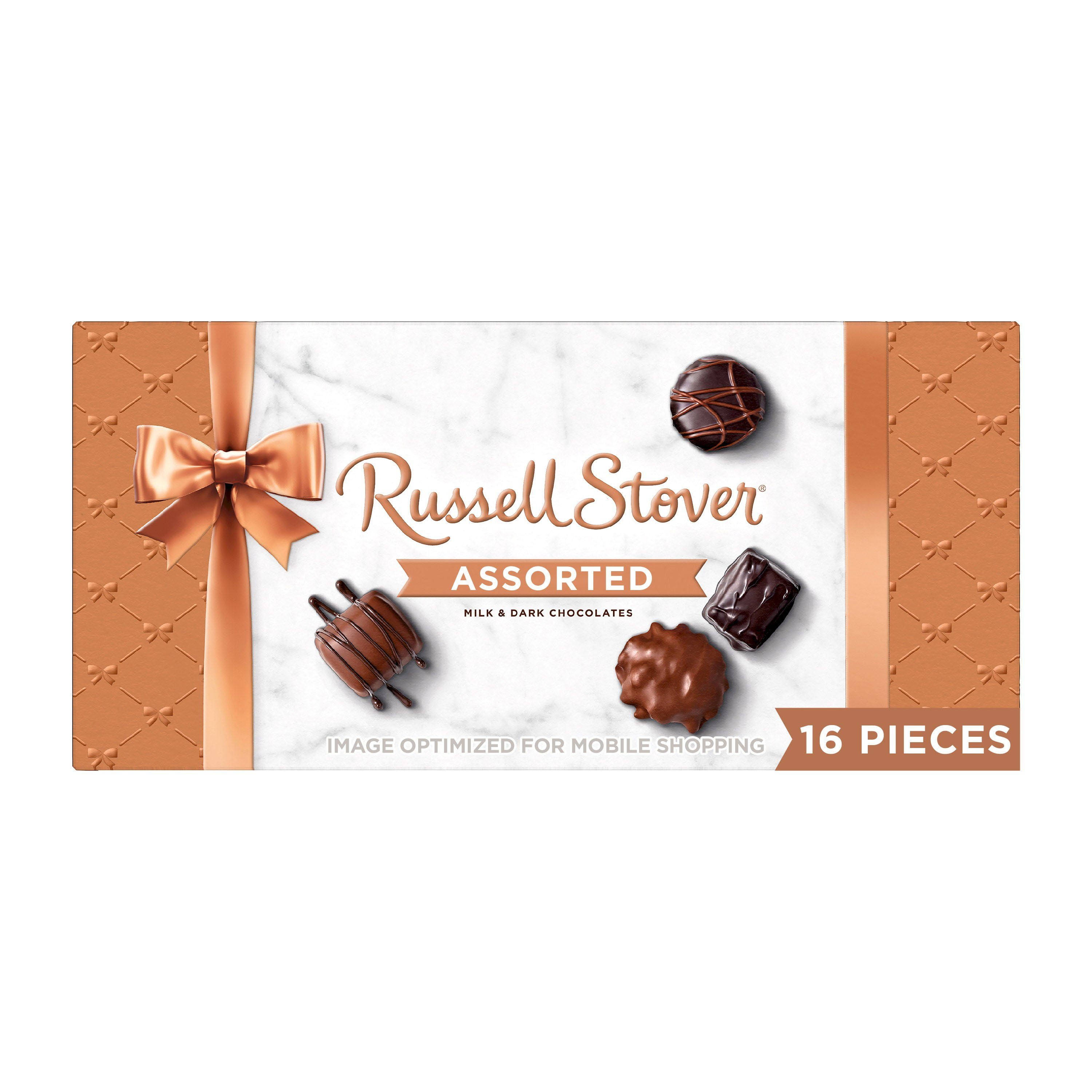 2 Pack - Russell Stover Assorted Chocolates Gift Box - 9.4 oz Packaging ...