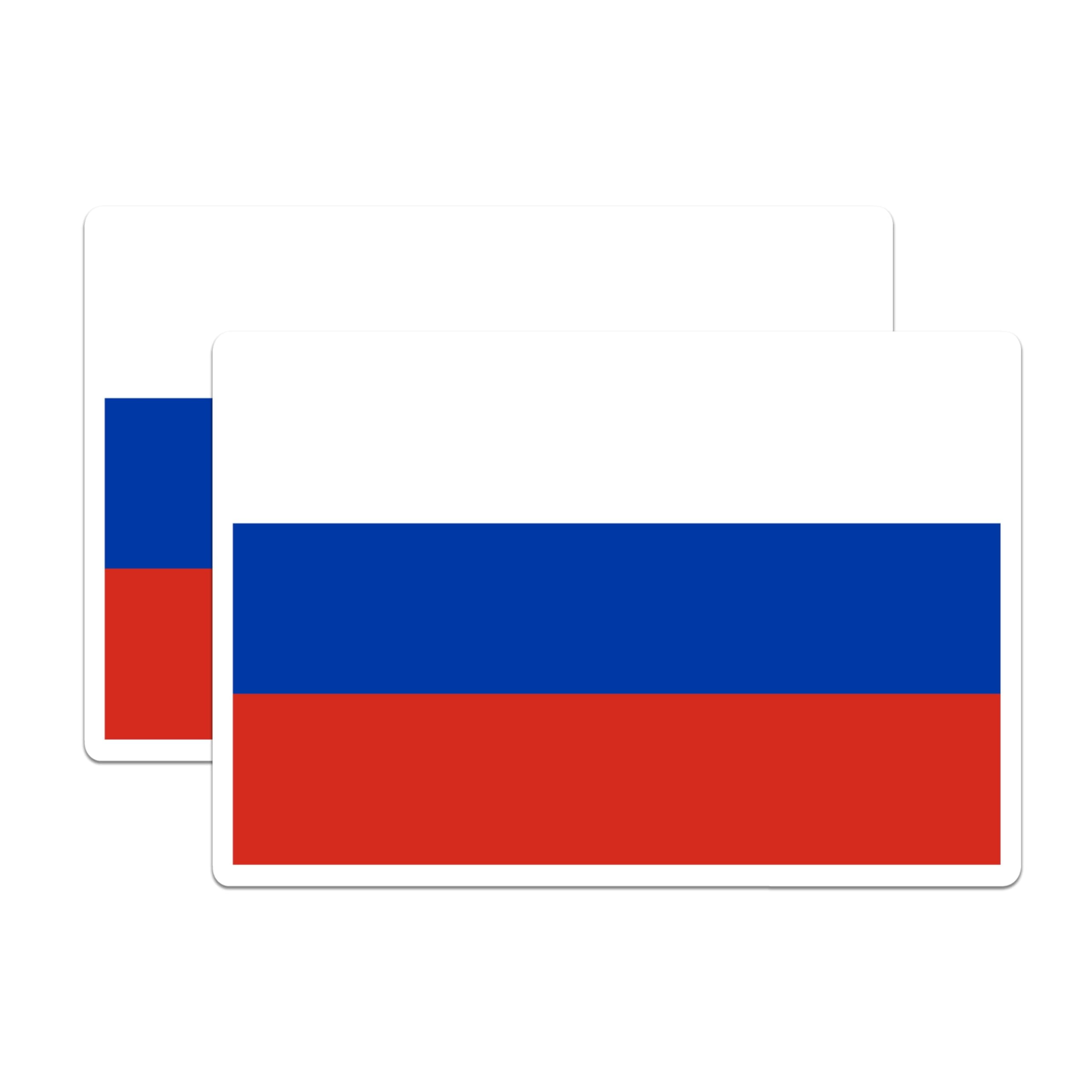(2 Pack) Russia World Flag Magnets - Pride - 5 Inches On Longest Side ...