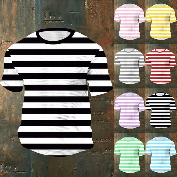 2 Pack S-5X Plus Size Mens Big & Tall T Shirts Waffleknit Short Sleeve ...