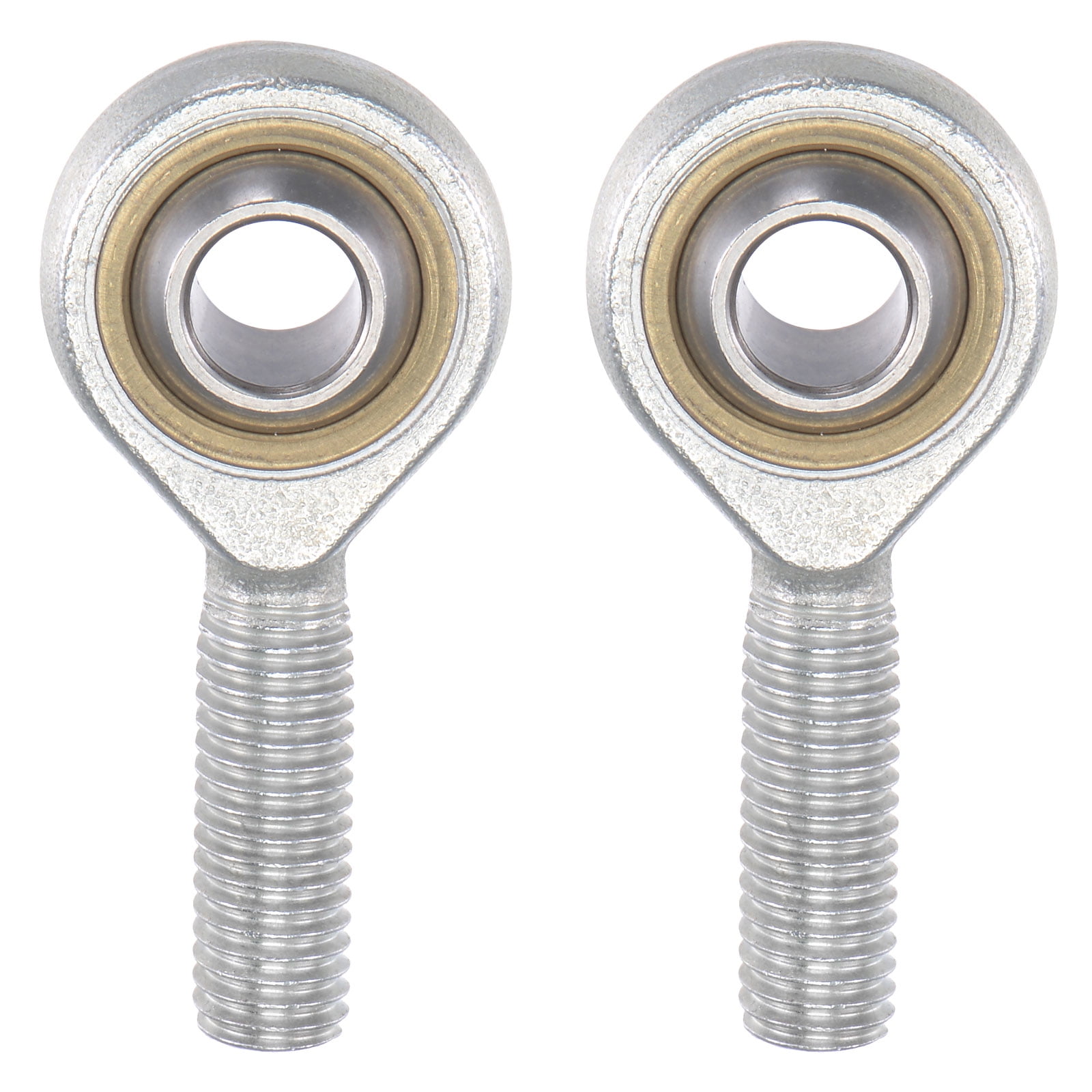 2 Pack SA10TK POSA10 Spherical Rod End Bearing 10mm Bore Self-lubricated Joint Bearing M10x1.5 ...