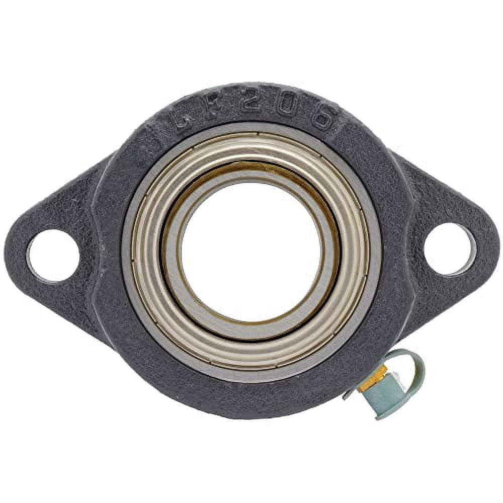 [2-Pack] SALF206-20G - 2-Bolt Flange-Mount Ball Bearing Unit, Insert ...