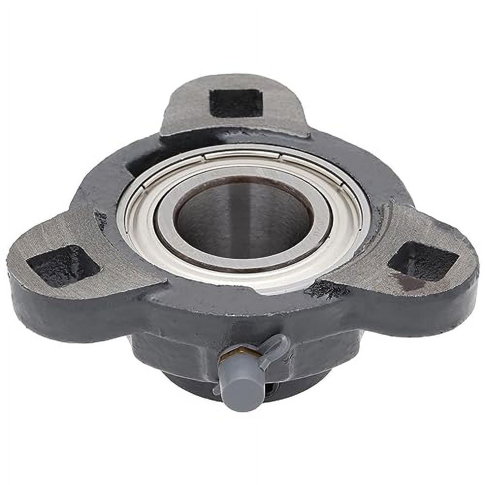 [2-Pack] SATRD205-16 - 3-Bolt Flange-Mount Ball Bearing Unit, Insert Bearing SA205-16, Cast Iron ...