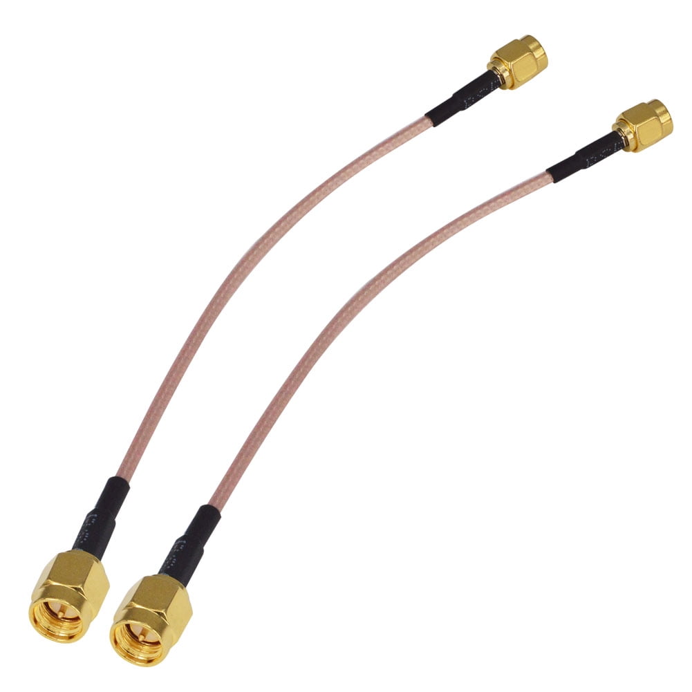 2-Pack SMA Male to SMA Male RG316 Pigtail Jumper Cable 6inch SMA ...