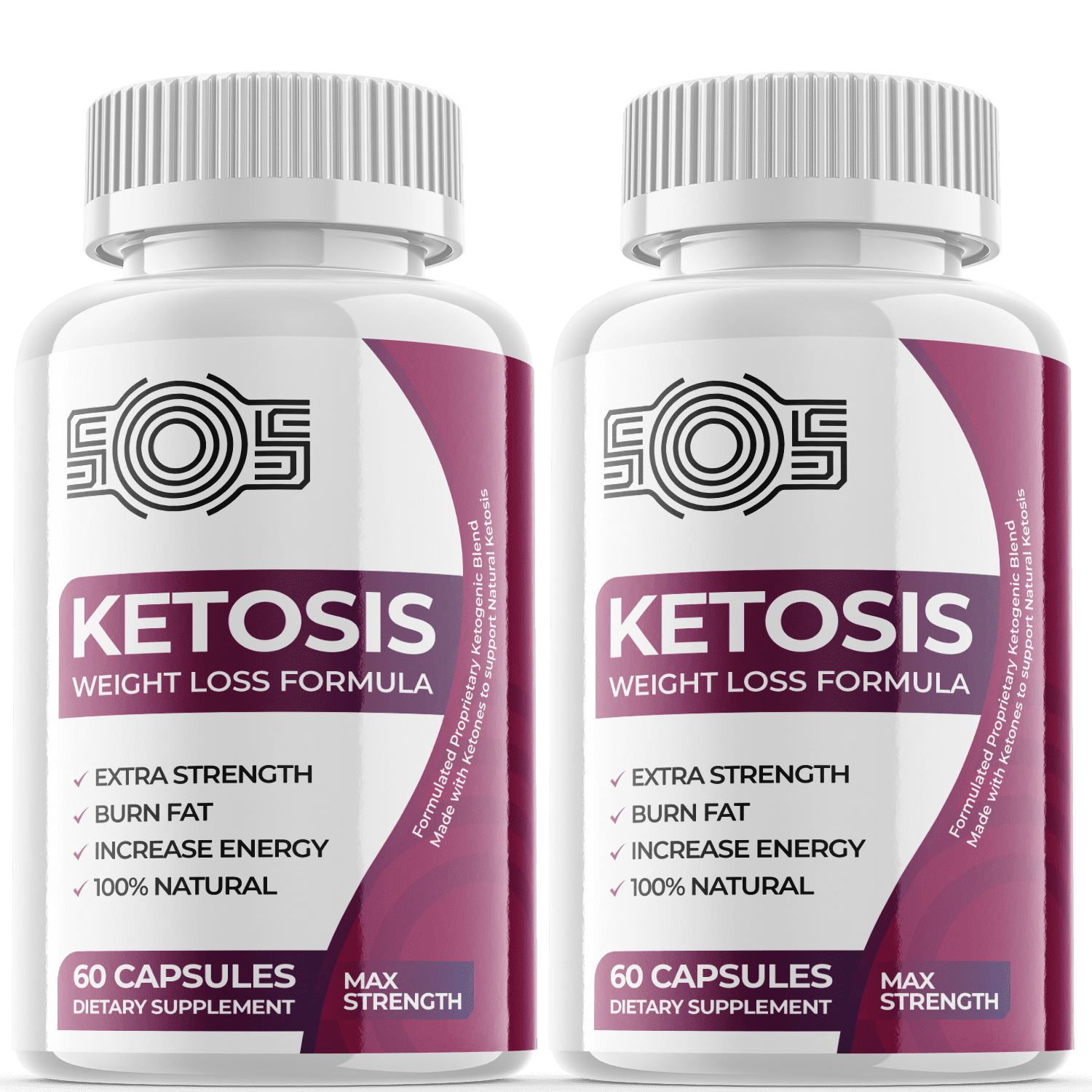 (2 Pack) SOS Ketosis - Keto Weight Loss Formula - Energy & Focus ...