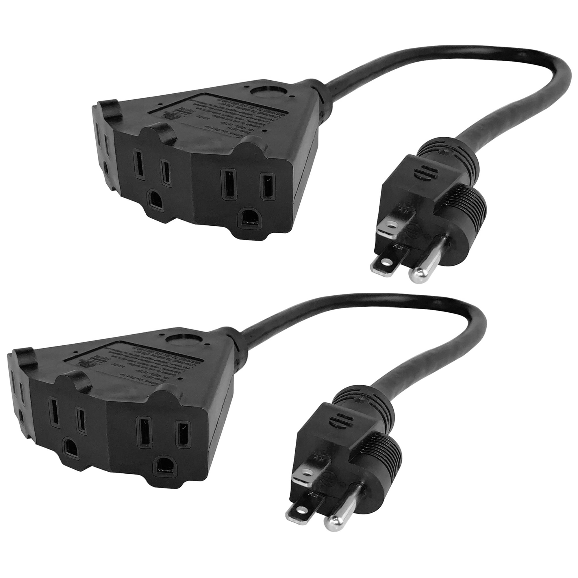 2 Pack STANLEY 30669 Power Block 2, 2-Foot Cord - Walmart.com
