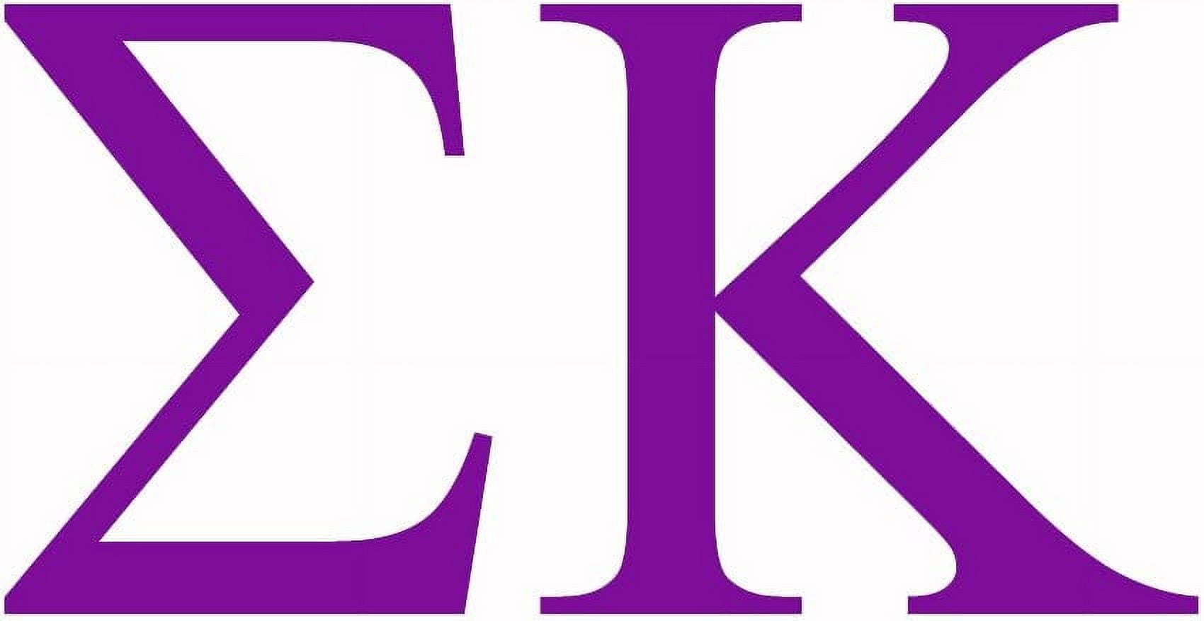 2 Pack - StickerDad® Sigma Kappa (Officially Licensed Product) Size: 4 ...