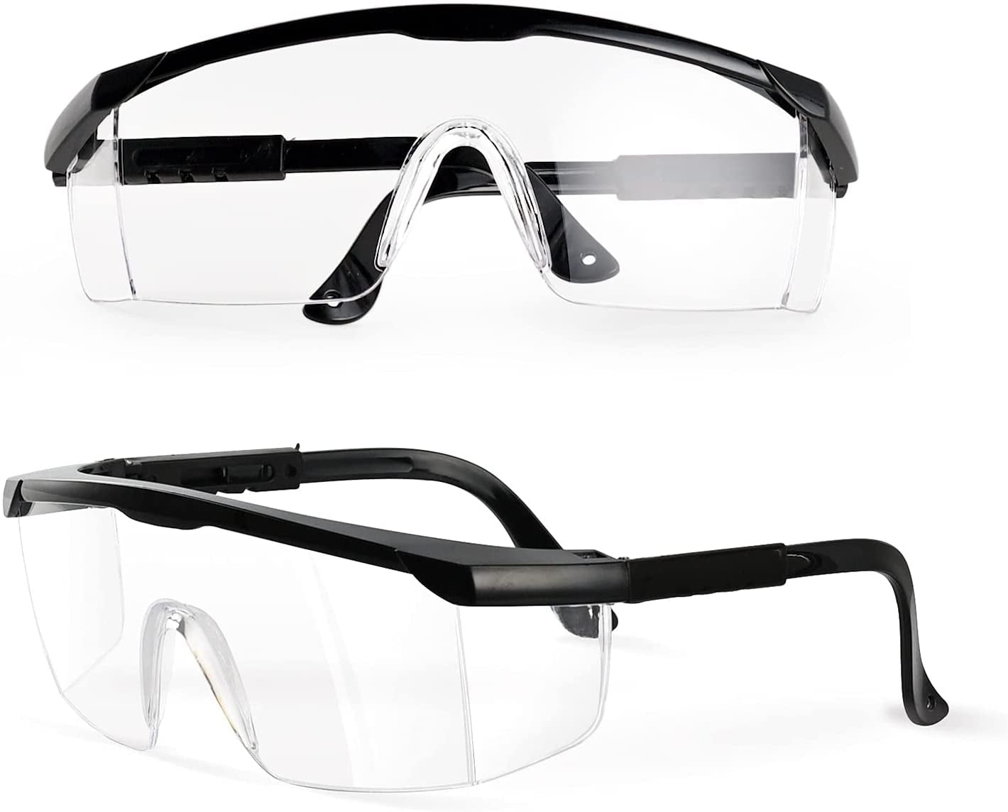 2 Pack Safety Glasses for Men and Women, ANSI Z87 Anti-fog Eyewear with ...