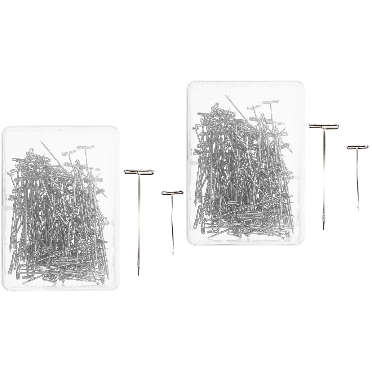 2 Pack Safety Pins T-Type Register Wig Making Materials - Walmart.com