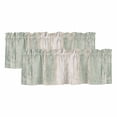 2 Pack Sage Green Planks Valance for Window Farmhouse Vertical Wood ...