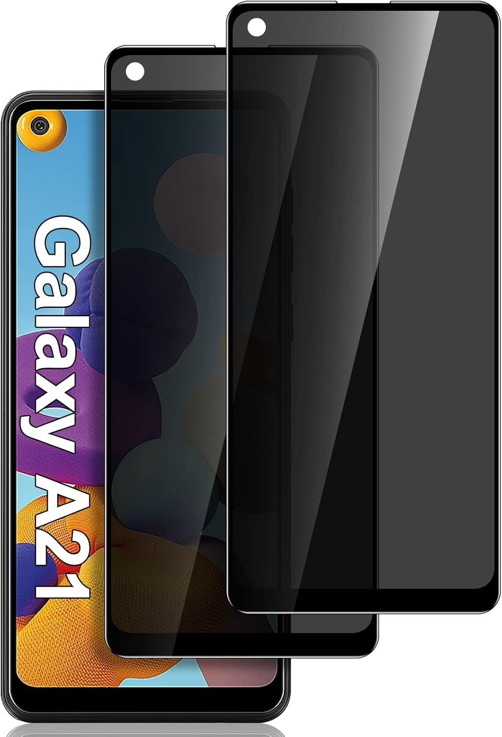 [2 Pack] for Samsung Galaxy A21/A21S Privacy Screen Protector, [Full ...