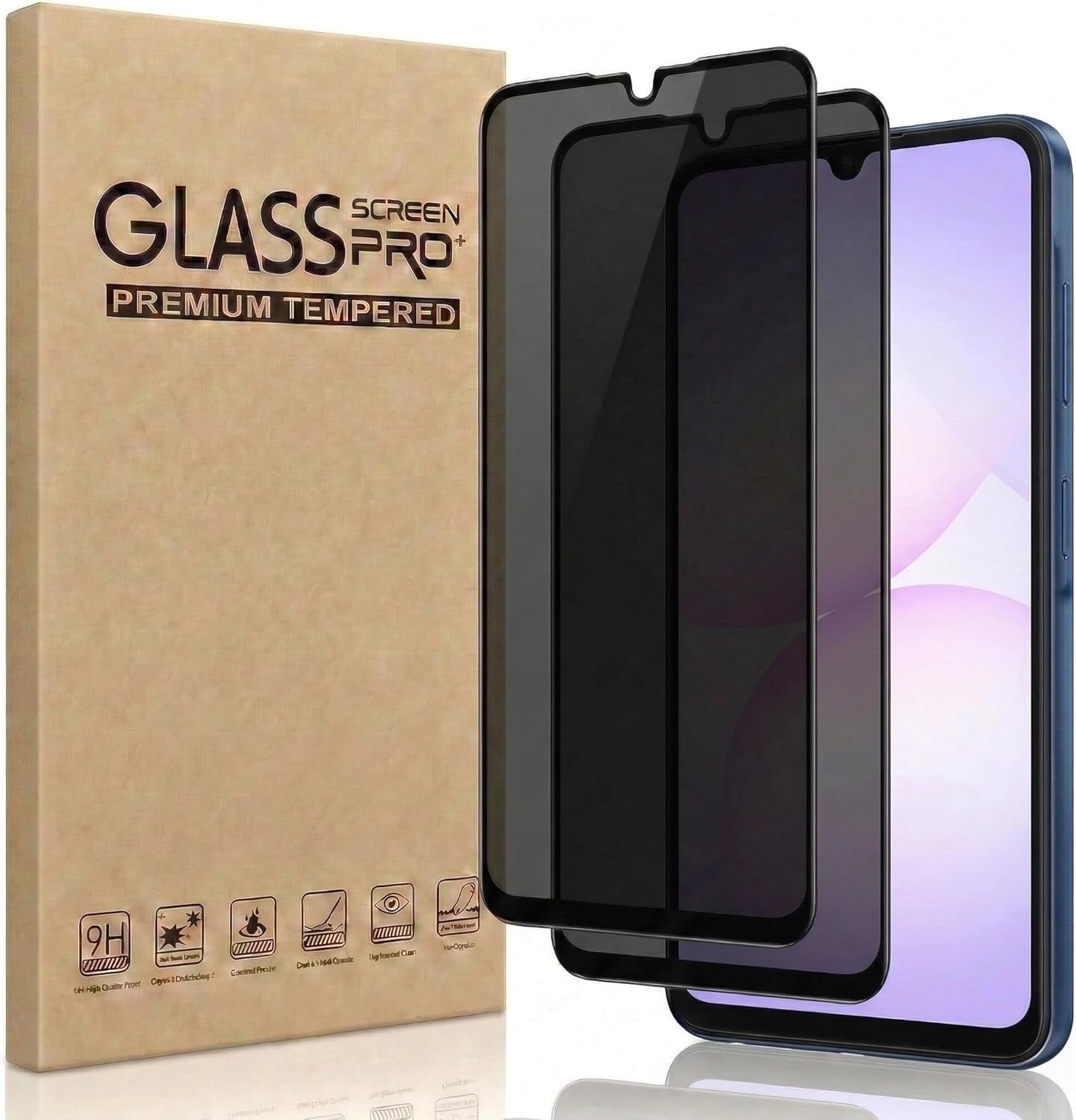 [2 Pack Samsung Galaxy A35 Privacy Screen Protector,Anti-Spy Tempered ...