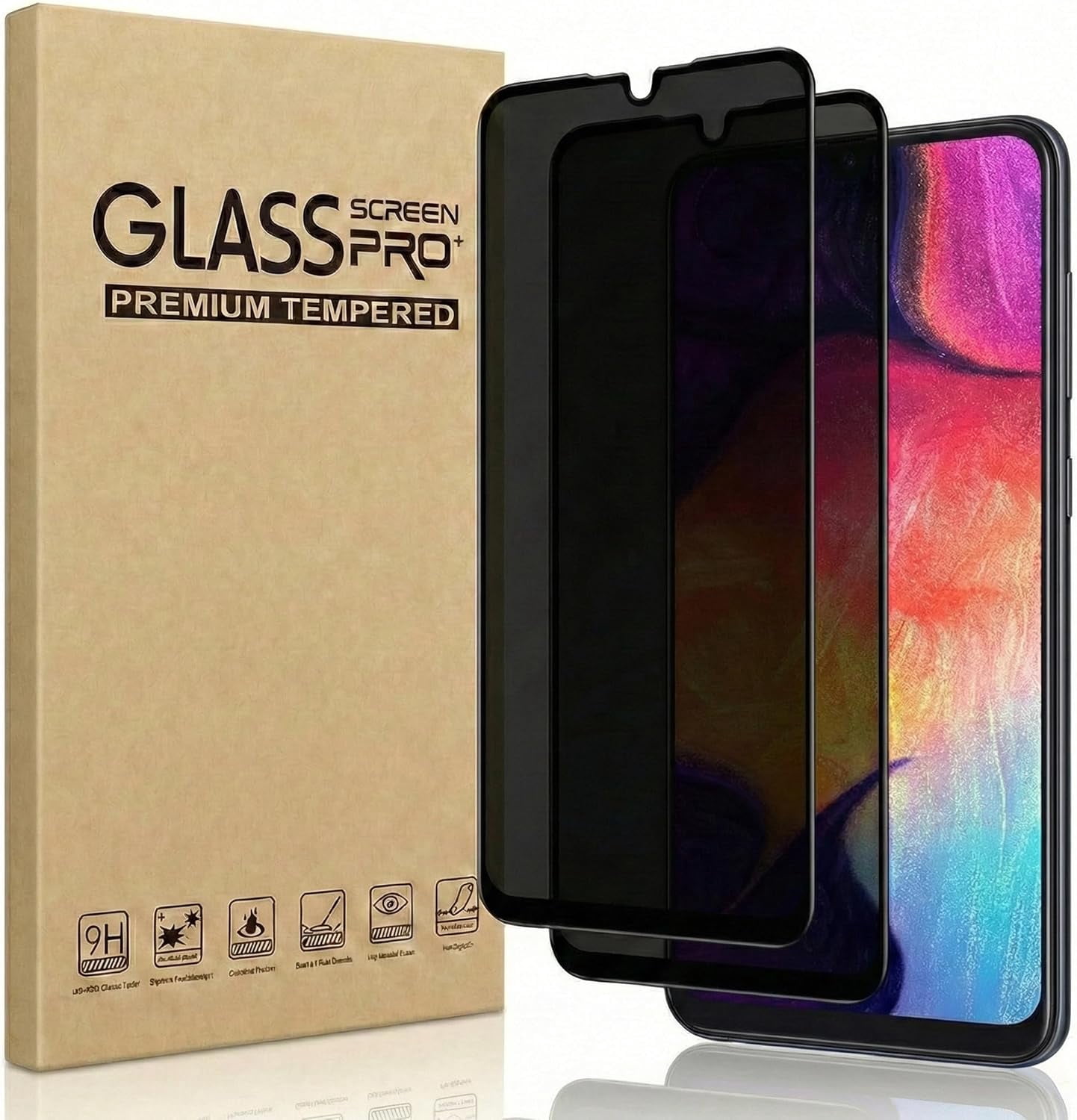 [2 Pack Samsung Galaxy A35 Privacy Screen Protector,Anti-Spy Tempered ...
