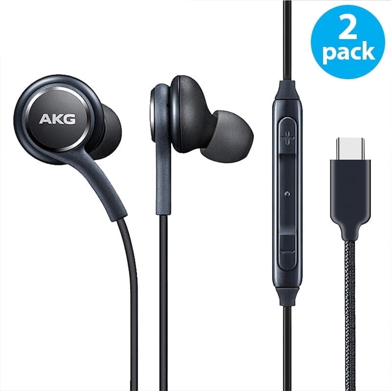 Samsung Galaxy S20/S20+/S20E 2-Pack AKG USB-C Wired Earpiece Earbuds ...