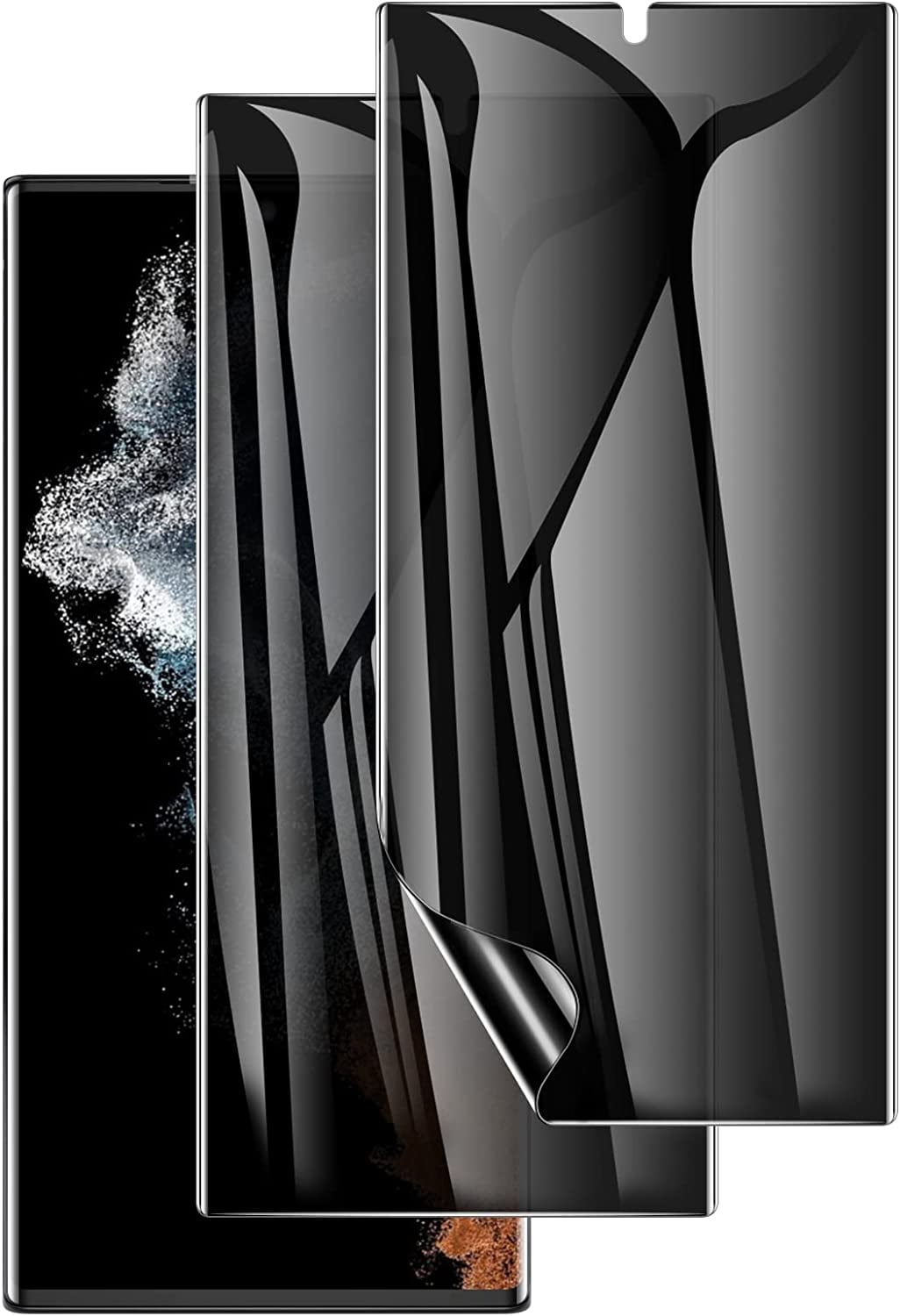 2 Pack for Samsung Galaxy S22 Ultra Privacy Screen Protector, Anti-Spy ...
