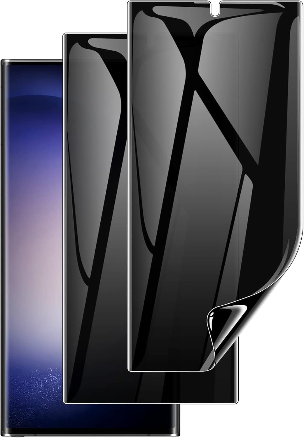 2 Pack for Samsung Galaxy S23 Ultra Privacy Screen Protector [Not Glass ...