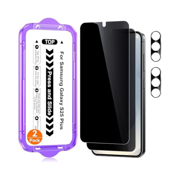 2 Pack for Samsung Galaxy S25+/S25 Plus [6.7 Inch] Privacy Screen ...