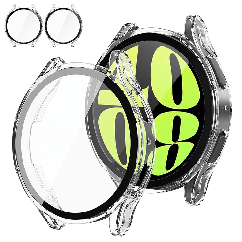 [2 Pack] for Samsung Galaxy Watch 6 Case [44mm], IC ICLOVER Full Cover ...