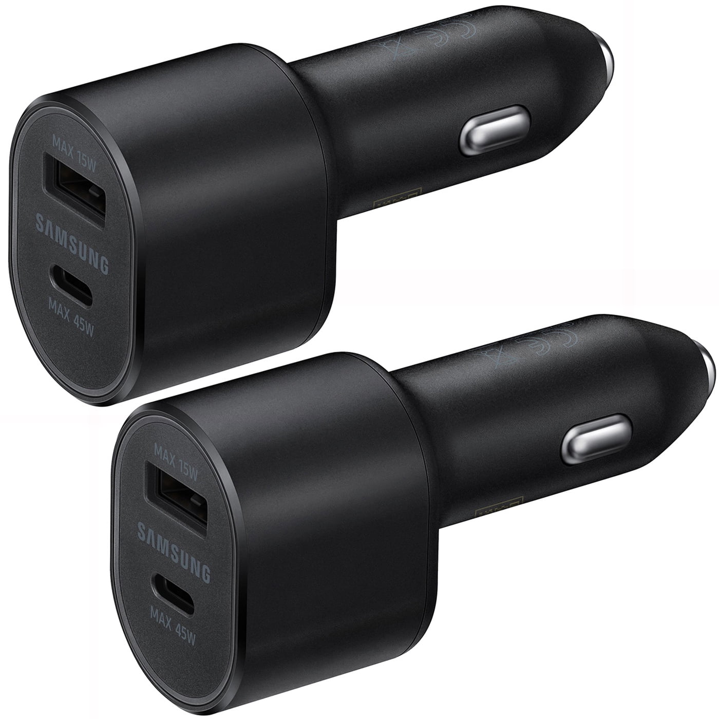 2-Pack Samsung OEM USB Car Charger Adaptive Fast Vehicle Charger For ...