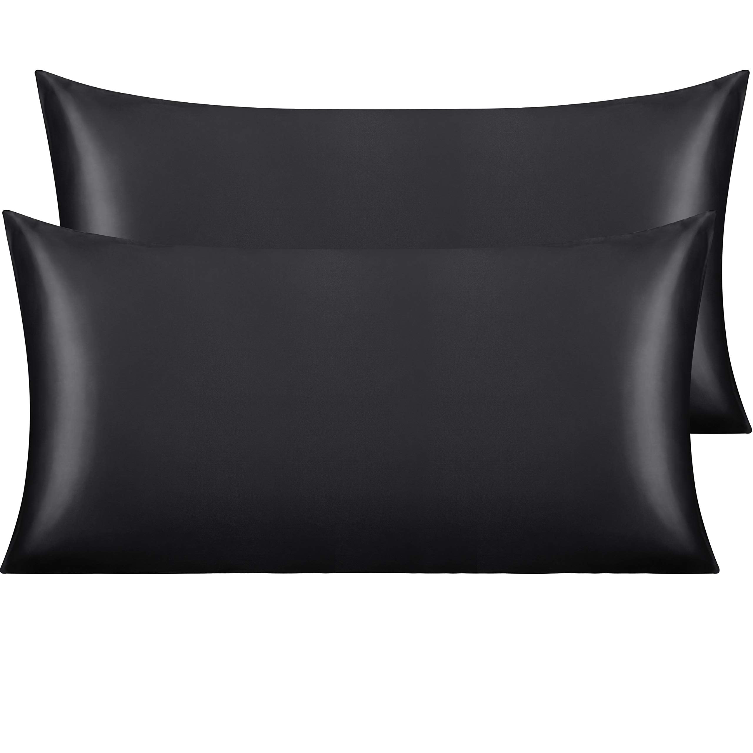 2 Pack Satin King Pillowcases For Hair And Skin Luxurious Silky Pillow ...