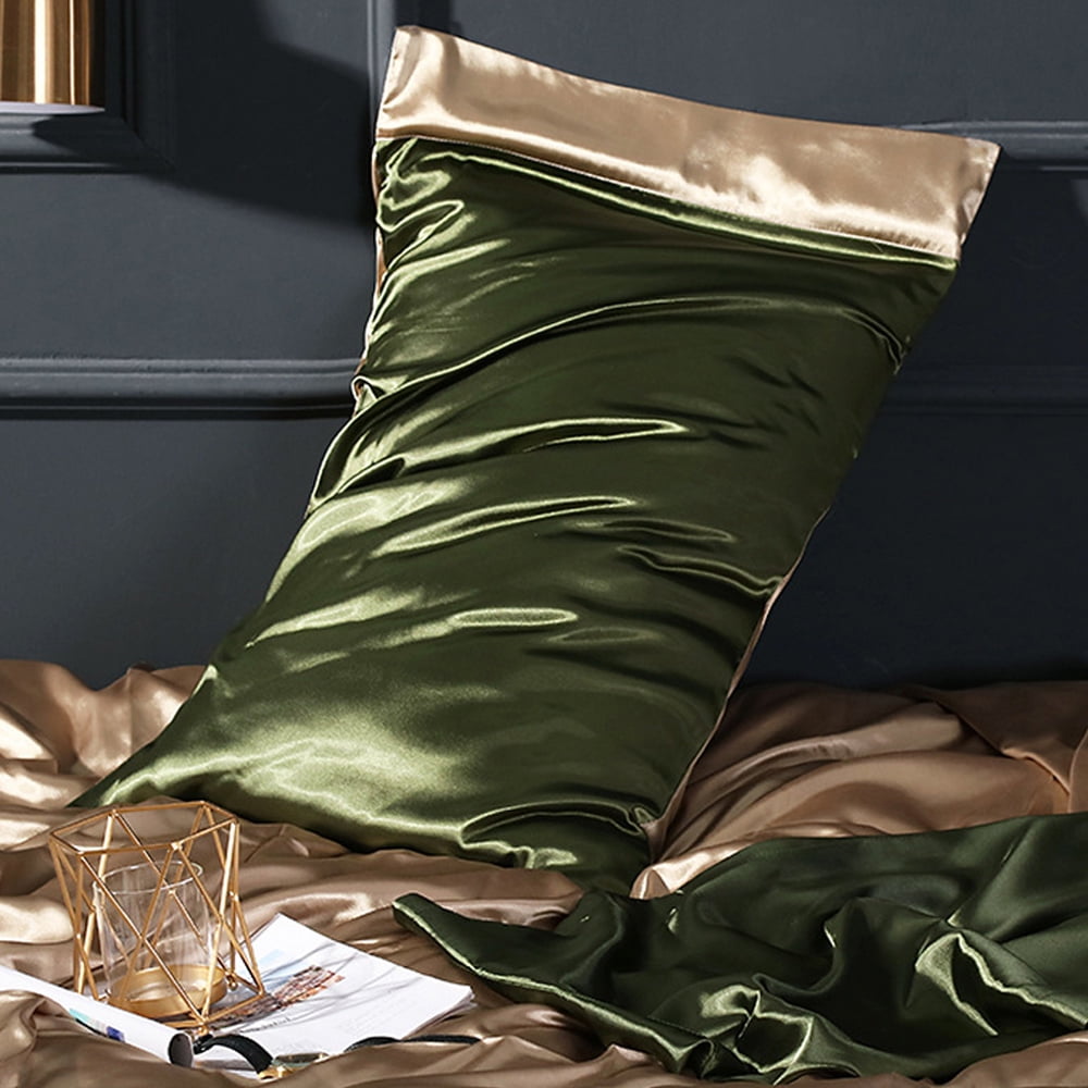 2 Pack Satin Pillow Cover For Hair And Skin Silk Satin Pillow Cover