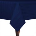 2 Pack Satin Stripe 45 x 45 Inch Square Tablecloth Set, Elegant ...