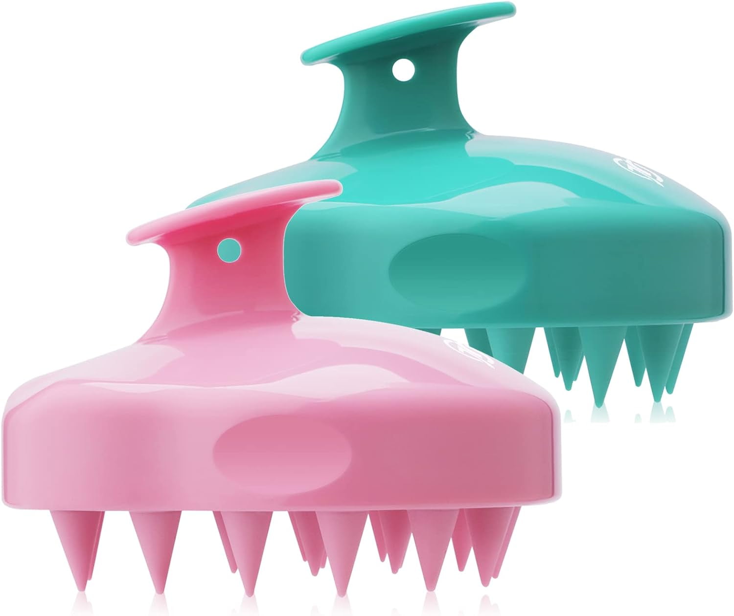 2-Pack Scalp Massager Shampoo Brush, Shower Hair Scrubber Scalp ...