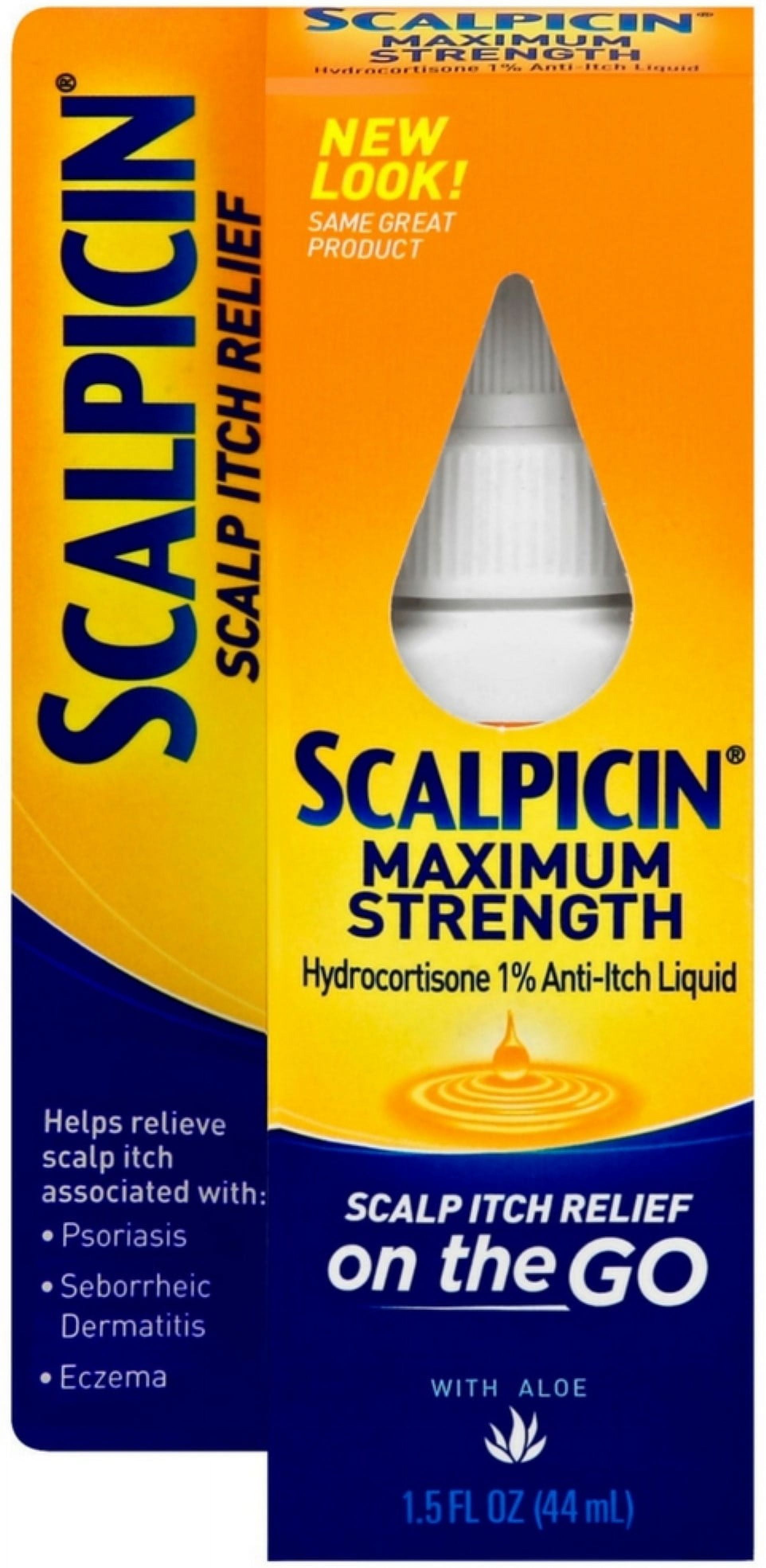 Scalpicin Max Strength Scalp Itch Relief Treatment for Seborrheic ...