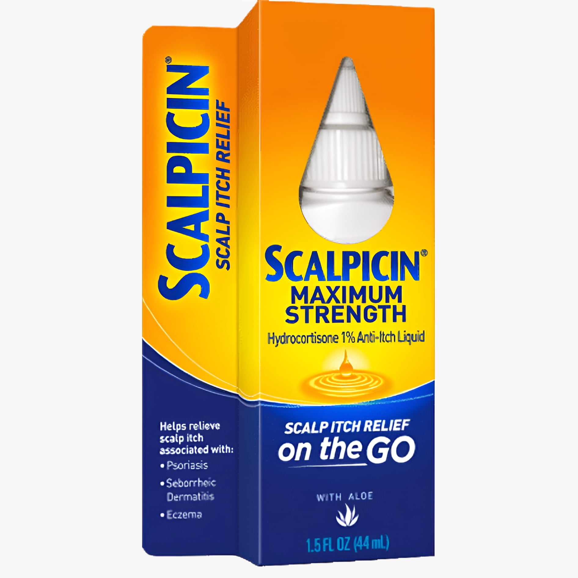 Scalpicin Max Strength 2 Pack - Hair Relief Scalp Itch Treatment for ...