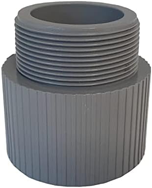 (2 Pack) Schedule 80 CPVC 2-1/2 Inch Male Adapter, Socket x Male NPT ...