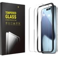 2 Pack Screen Protector for 17 Pro Max, 9H Hardness Tempered Glass ...
