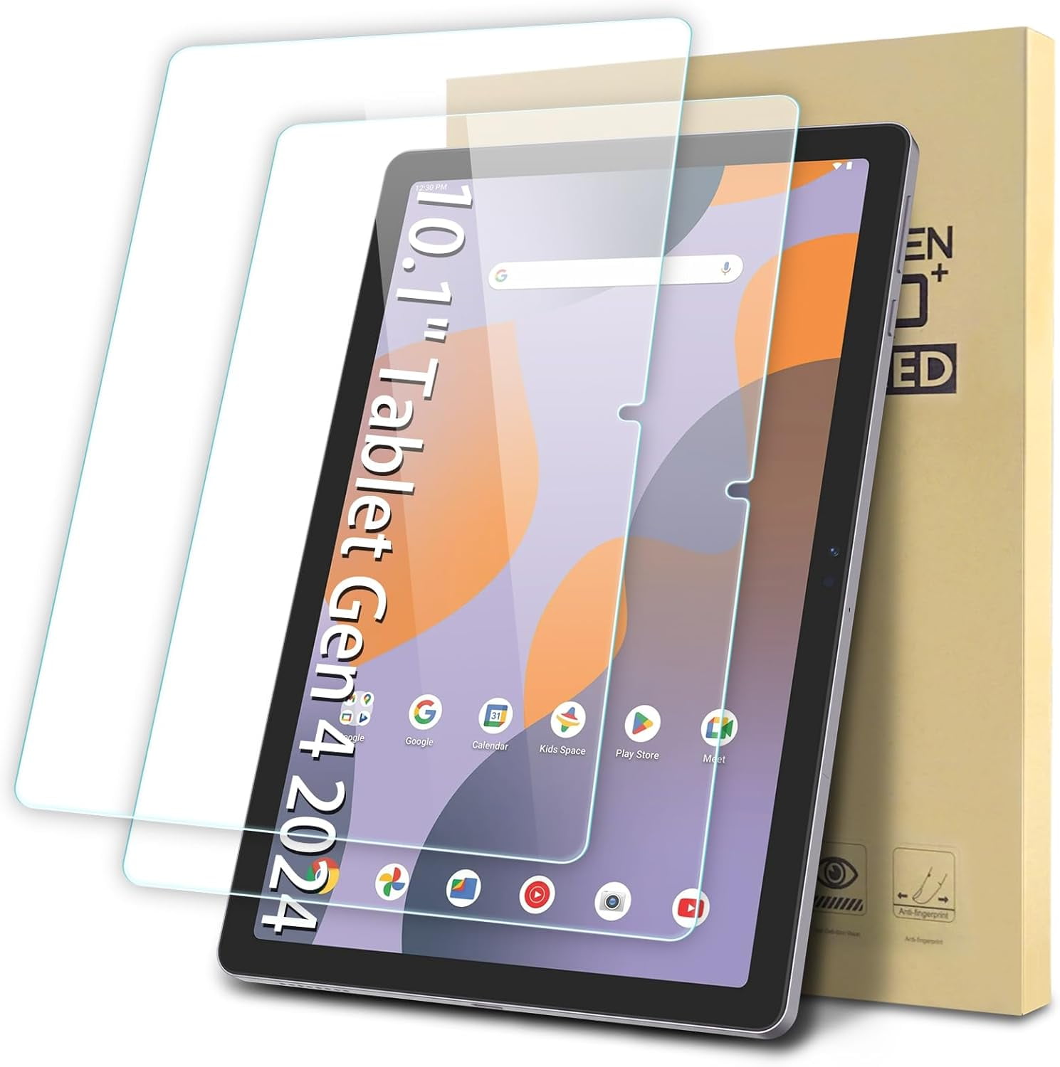 2-Pack Screen Protector Compatible with Onn 10.1" Gen4 Tablet (2024 ...