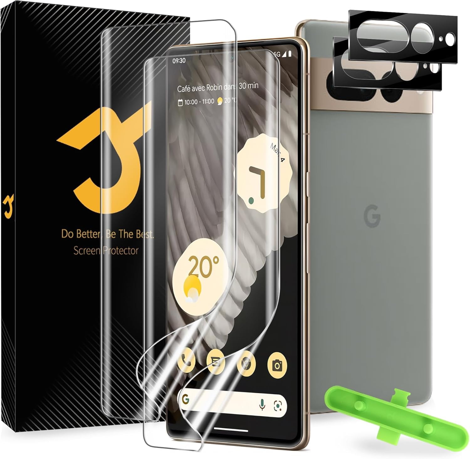 2 Pack Screen Protector for Google Pixel 7 Pro (Soft film), 2 Pack ...