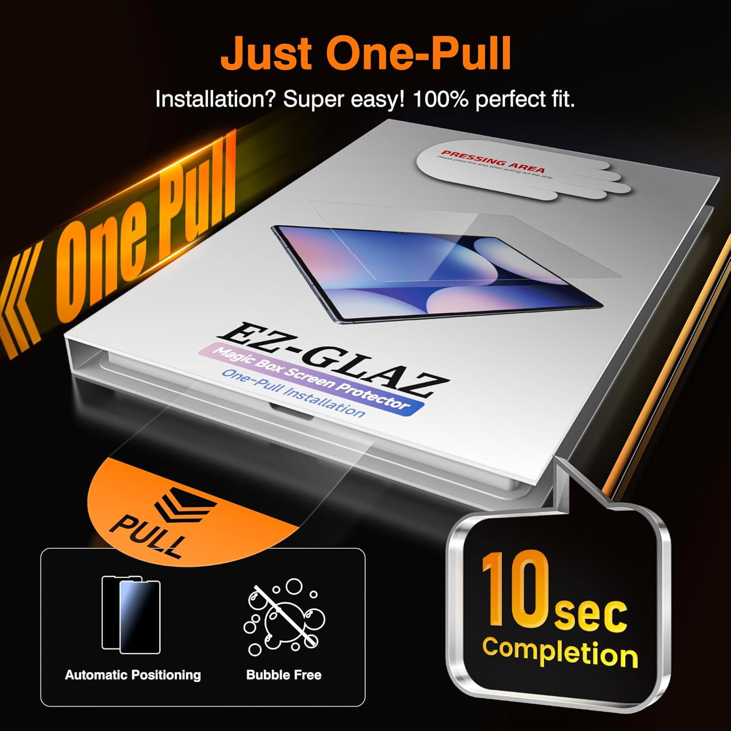 2 Pack Screen Protector for Samsung A9 Plus, 9H+ Hardness Tempered ...