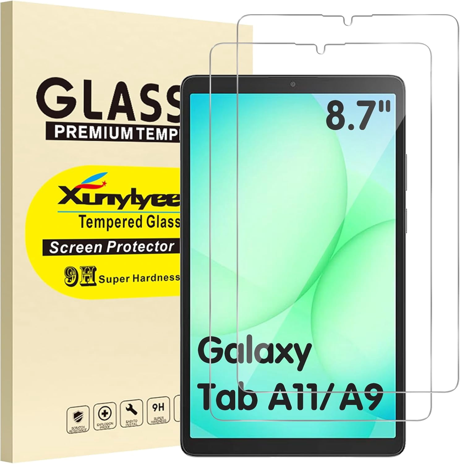 2-Pack, Screen Protector for Samsung Galaxy Tab A9/ Galaxy Tab A11 (8.7 ...