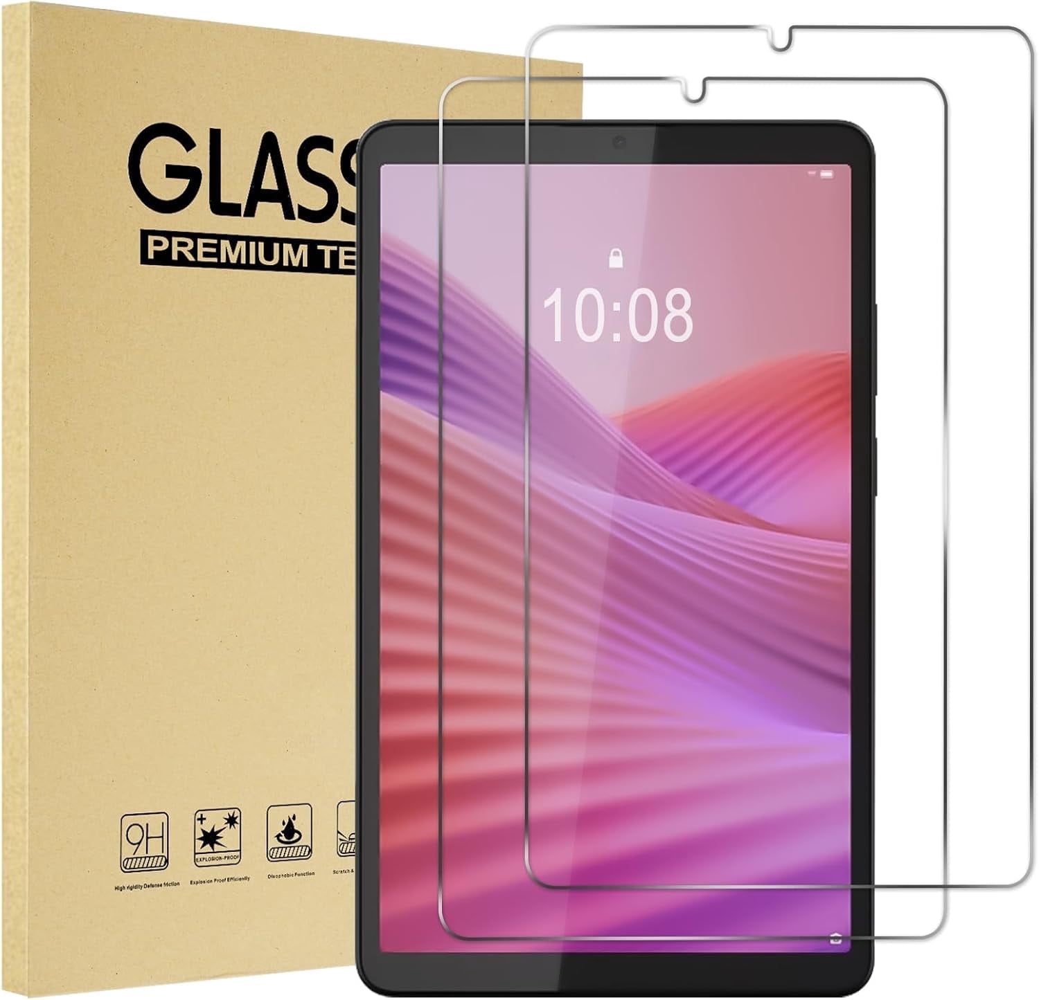 2 Pack Screen Protector for Lenovo Tab One 8.7 inch 2025 Tablet ...