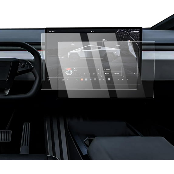 2 Pack Screen Protector for Tesla Cybertruck 2024 2025 18.5-Inch ...