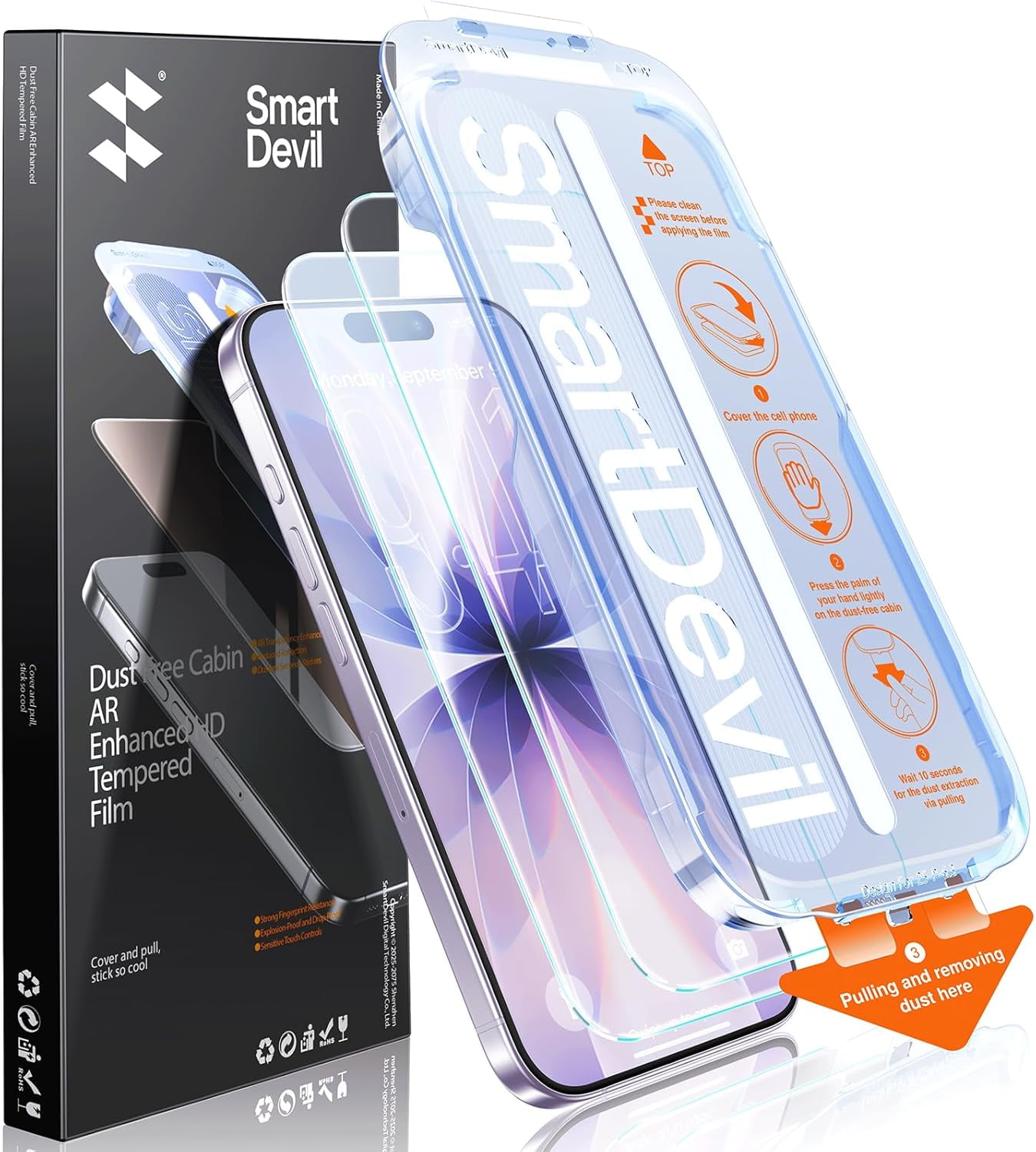 2 Pack Screen Protector for iPhone 17 with AR Anti-Reflective ...