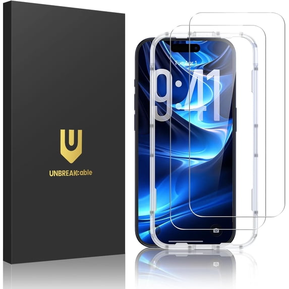 2-Pack Screen Protector for iPhone 17 Pro, Military-Grade Shatterproof ...