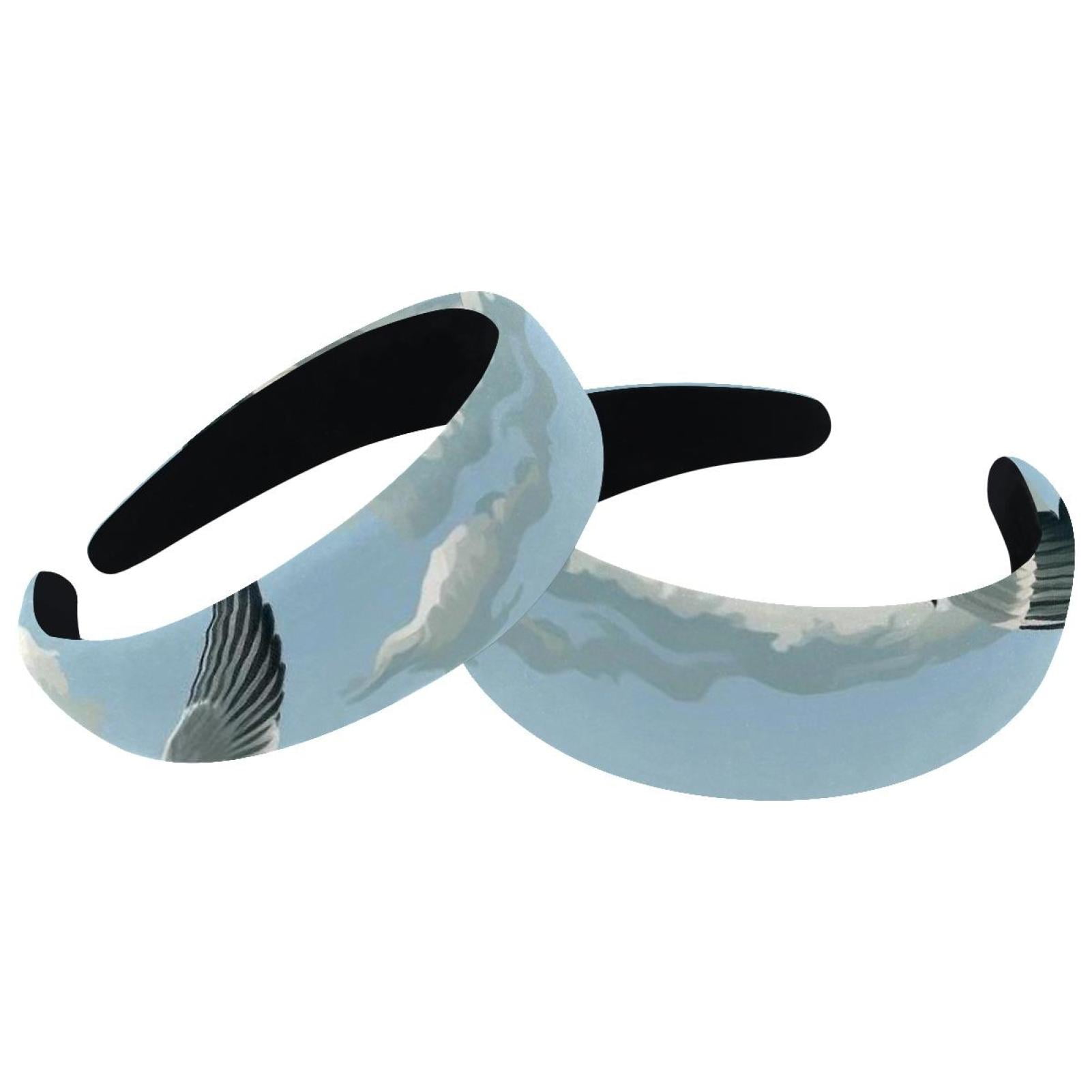 2 Pack Sea Mew Headbands -Wide Fashion Head Bands for Women and Girls ...