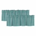 2 Pack Seafoam Teal Striped Valance for Window Coastal Grandma ...