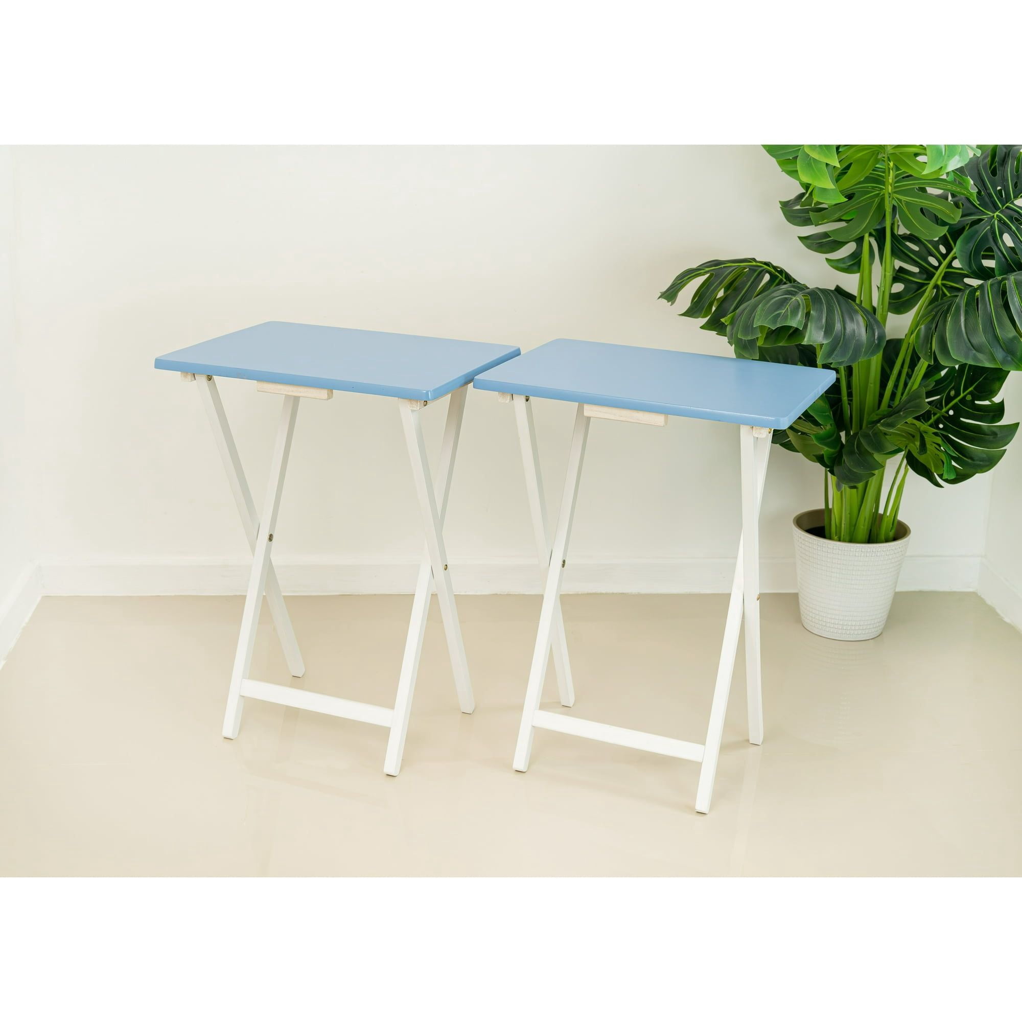 (2 Pack)Seaside Tray Table - Walmart.com