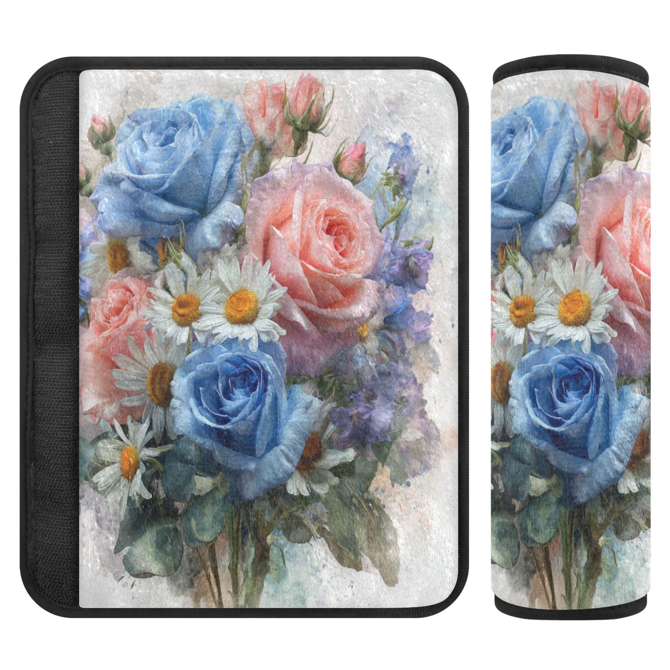 2-Pack Seat Belt Covers with Flannel Seatbelt Shoulder Strap Case ...